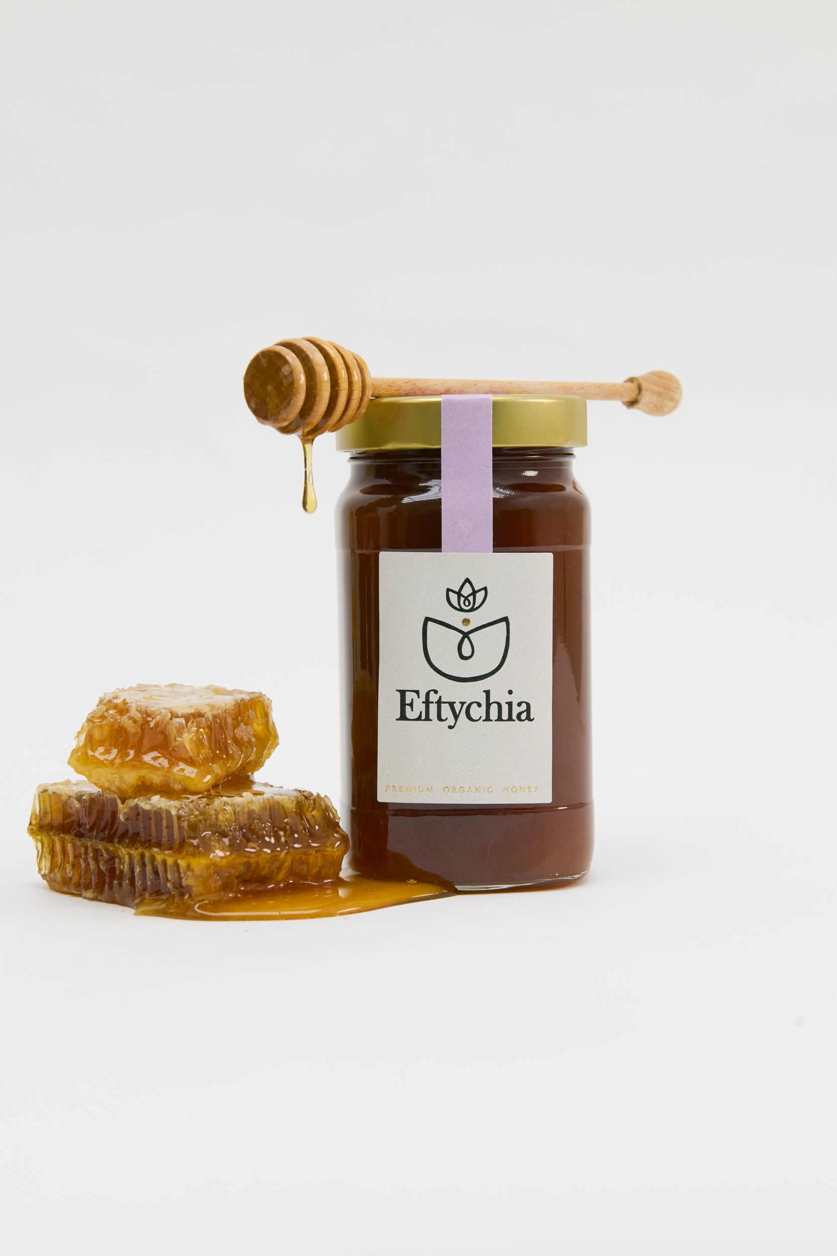 Eftychia Organic Honey Pine, Heather and Ivy 700g – greek treats